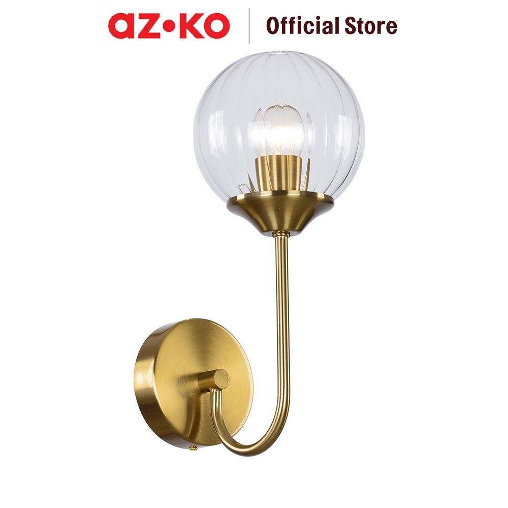 Jual AZKO Eglare Lavina Lampu Dinding Hias E14 - Brass Chandelier Lamp ...