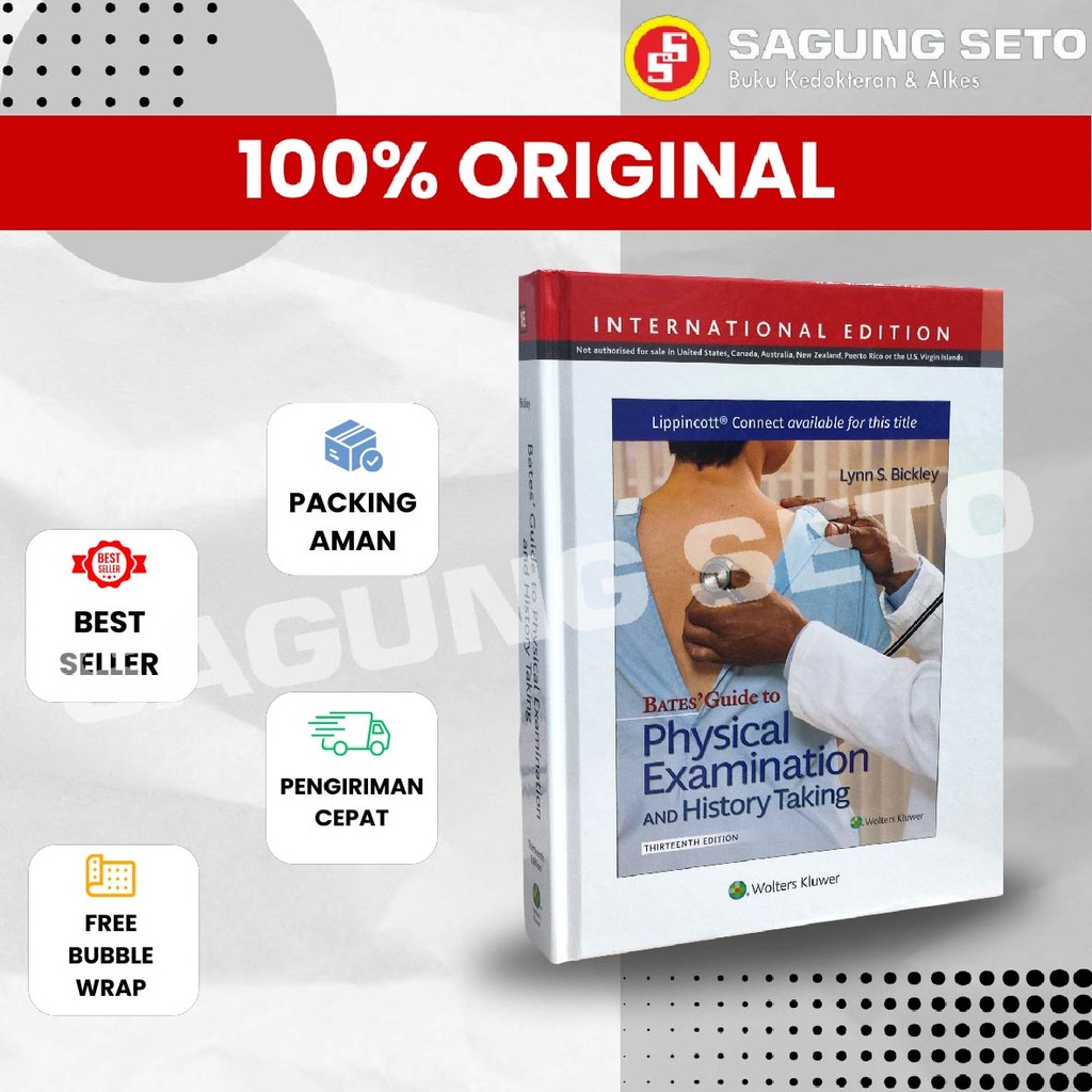 Jual BATES GUIDE TO PHYSICAL EXAMINATION AND HISTORY TAKING 13ED ...