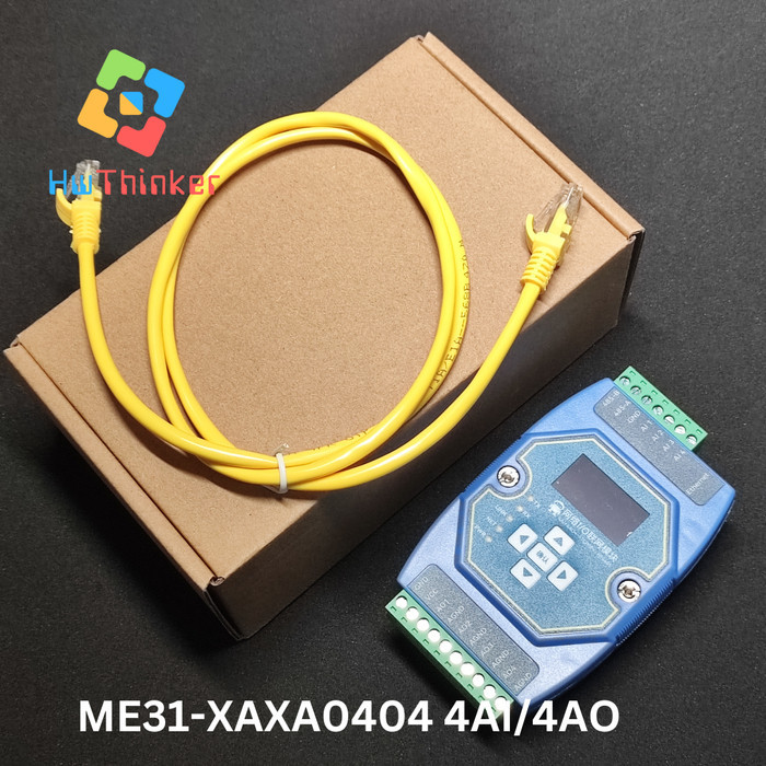 Jual PA99 EBYTE ME31-XAXA0404 4AI+4AO ModBus Gateway TCP RTU I/O Networking RS485 Ethernet ...
