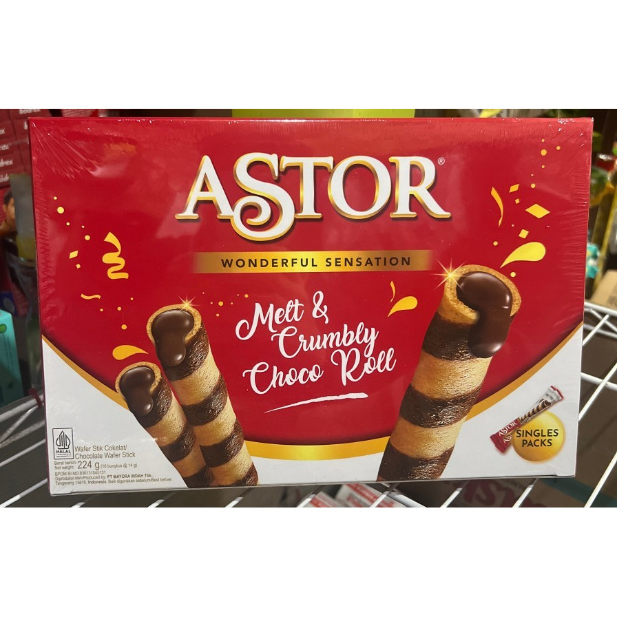 Jual Astor Festive 1 Box 16 Pcs 224g 224gr 224 gram - Wafer Stik ...