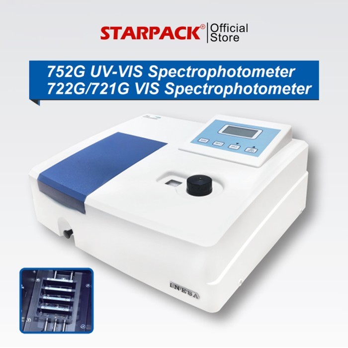 Jual Visible Spectrophotometer VIS 721/722 & UV-VIS 752G Spektrofotometer Spektro | Shopee Indonesia