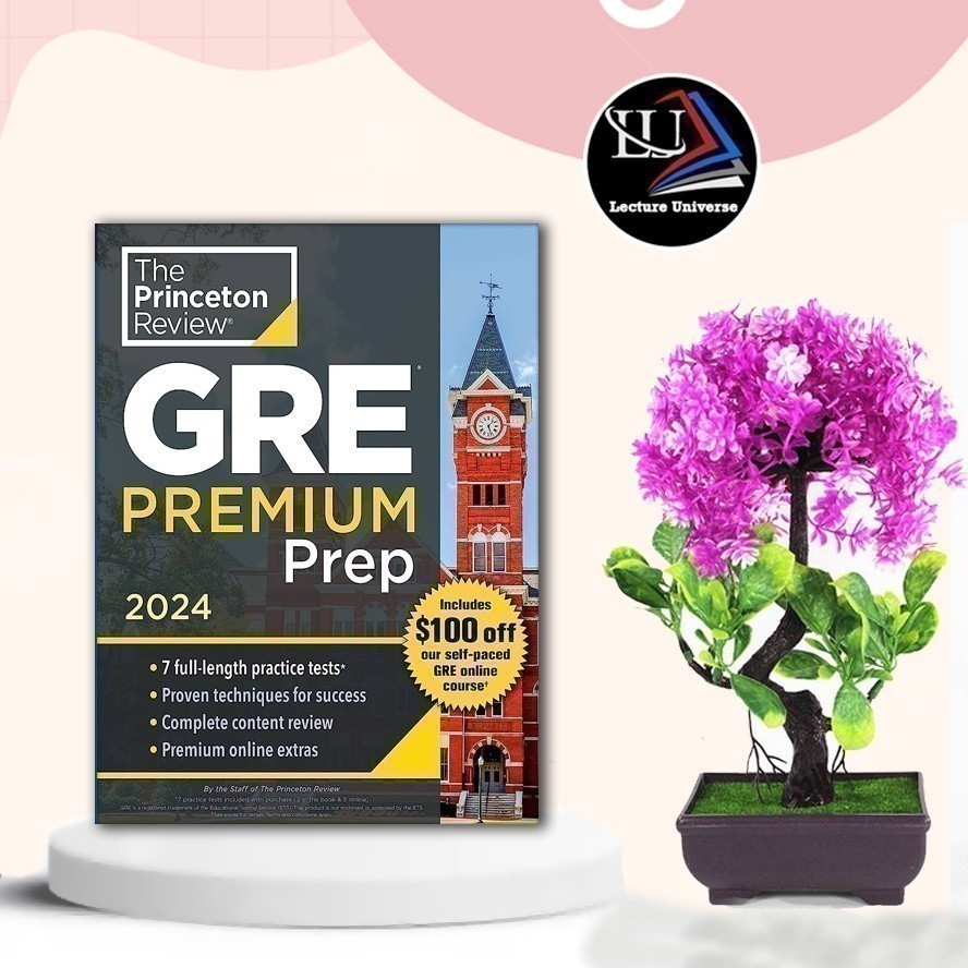 Jual Cetak Buku Princeton Review GRE Premium Prep, 2024 | Shopee Indonesia