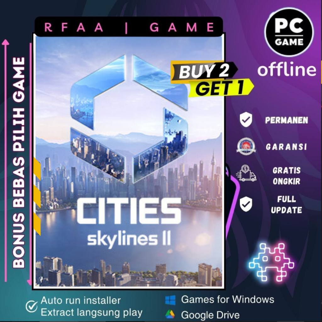 Jual CITIES SKYLINES II ULTIMATE EDITION | GAME PC - LAPTOP - DL | Shopee Indonesia