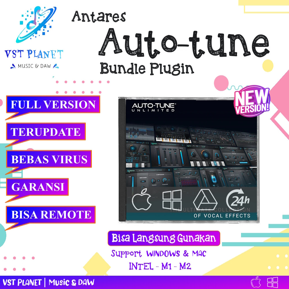 Jual Antares Auto-Tune Pro Terupdate Permanent WIN/MAC INTEL M1 M2 M3 ...