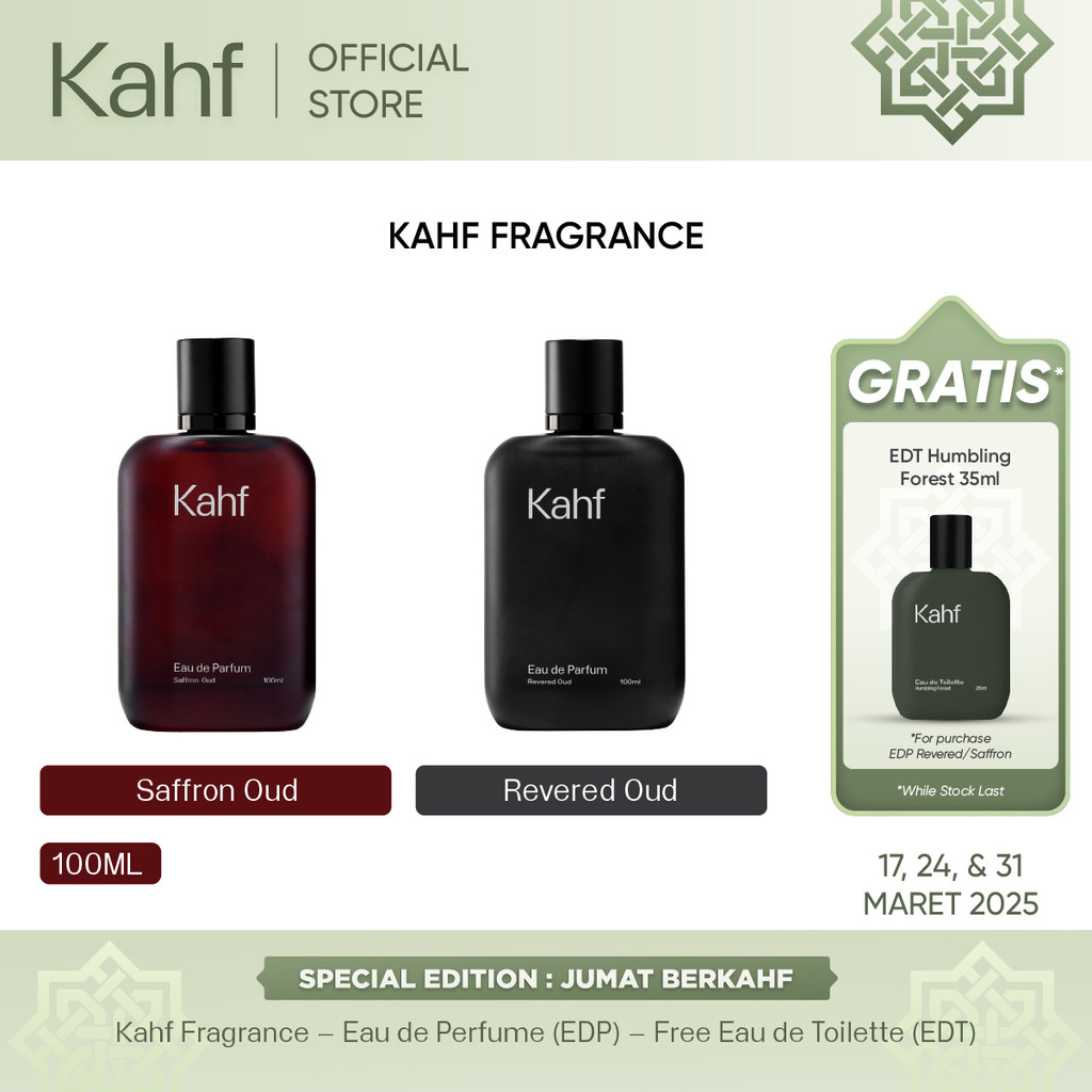 Jual [SPECIAL EDITION : JUMAT BERKAHF] Kahf Fragrance - Eau de Perfume ...