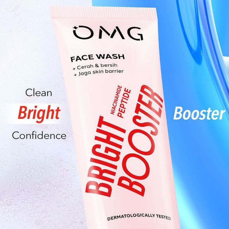 Jual OMG BRIGHT BOOSTER FACE WASH (KEMASAN BARU) | Shopee Indonesia