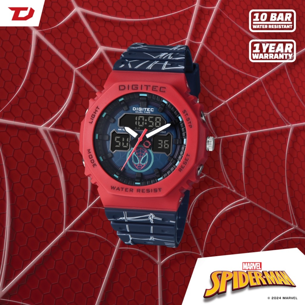 Jual Original Jam Tangan Digitec DA-2220T Special Edition Spiderman ...
