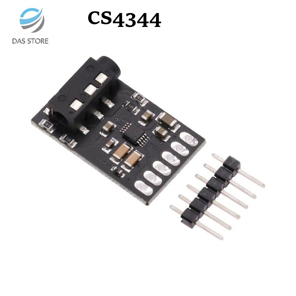 Jual CS4344 DAC Digital to Analog Stereo Audio Converter Module with Linear Analog Low-pass ...
