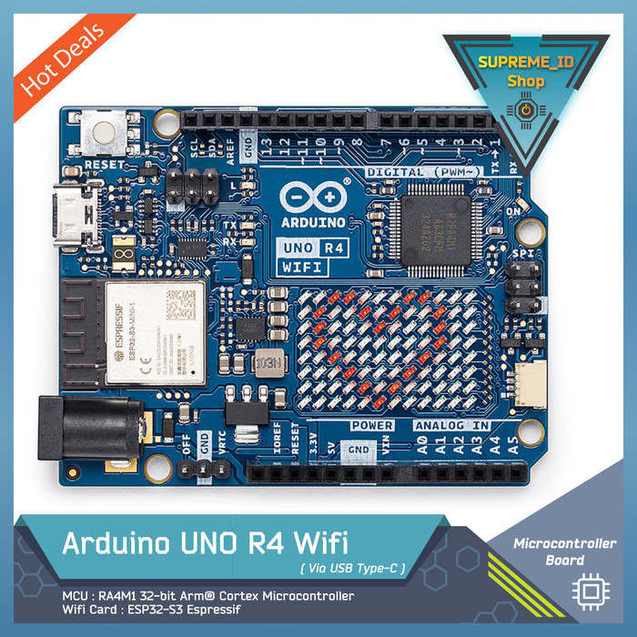 Jual HD88 Arduino Uno R4 Wifi Minima ESP32-S3 RA4M1 32-bit Arm Microcontroller | Shopee Indonesia
