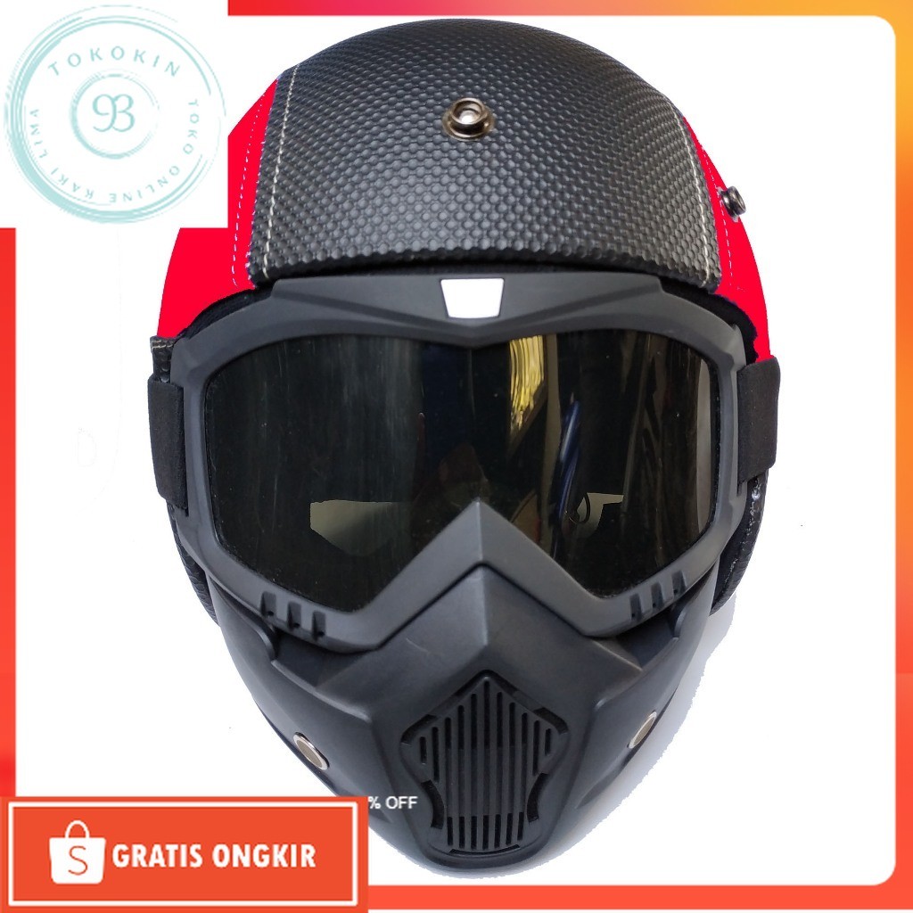 Jual Helm Termurah / Helm Retro Google Mask Keren Model Mods and ...