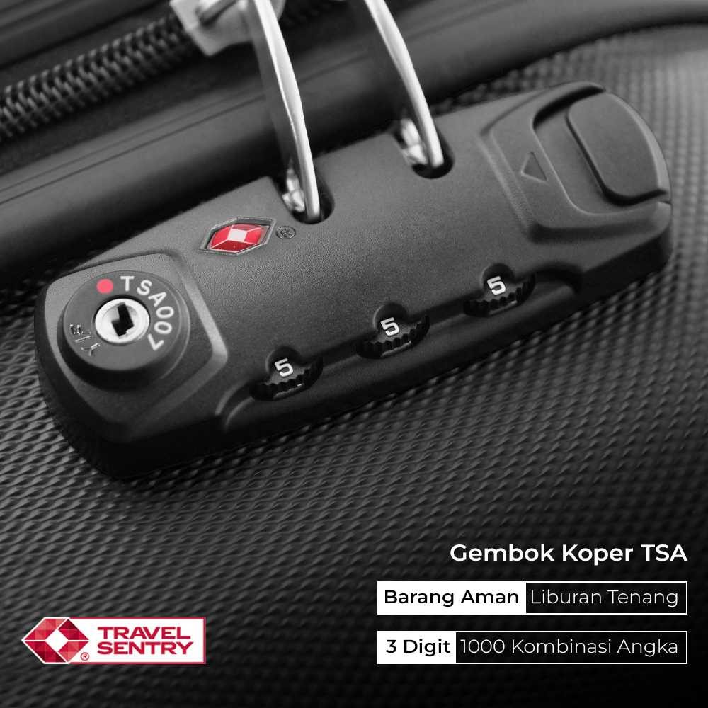 Jual Gembok TSA Kunci Kombinasi Ritsleting Koper 3 Digit | Shopee Indonesia