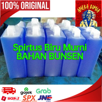 Jual Spirtus Biru / SPIRTUS MURNI 100% / BAHAN BUNSEN / SPIRITUS 1 ...