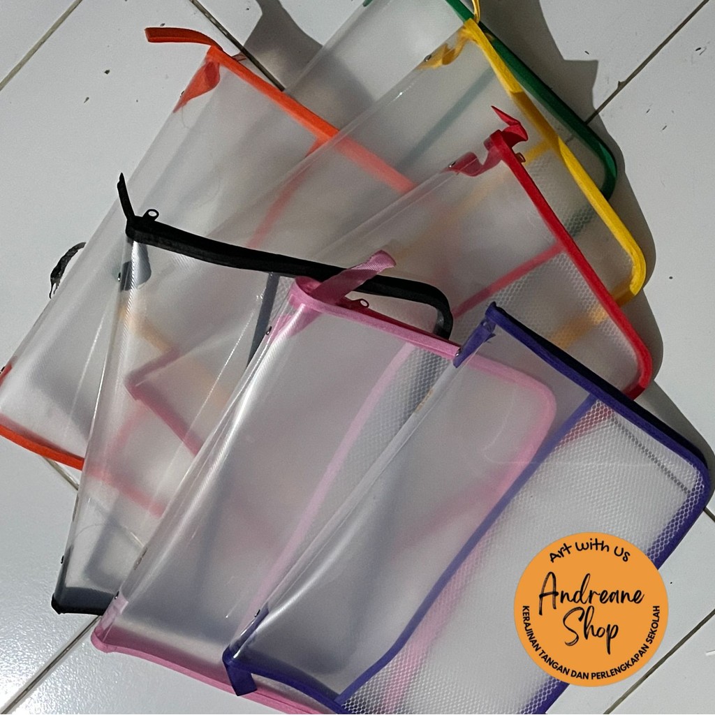 Jual Organizer Map Plastik Resleting Ukuran F4 – Rapi, Praktis, dan ...