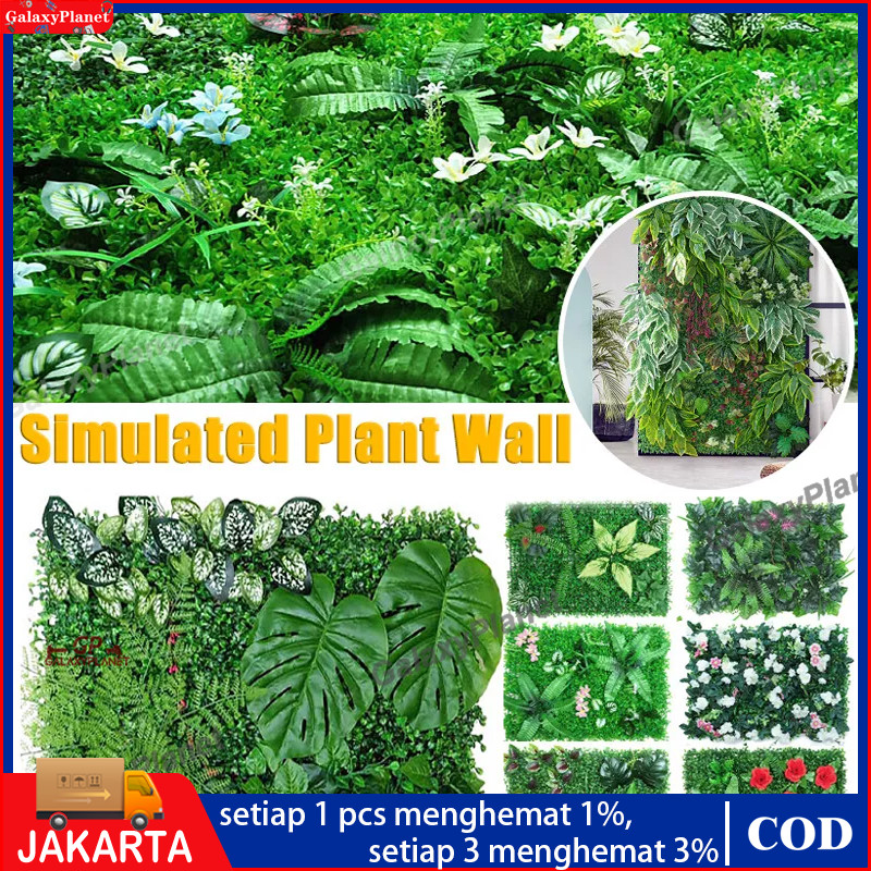 Jual Rumput Dolar Sintetis 60cmx40cm Rumput Buatan Plastik Rumput ...