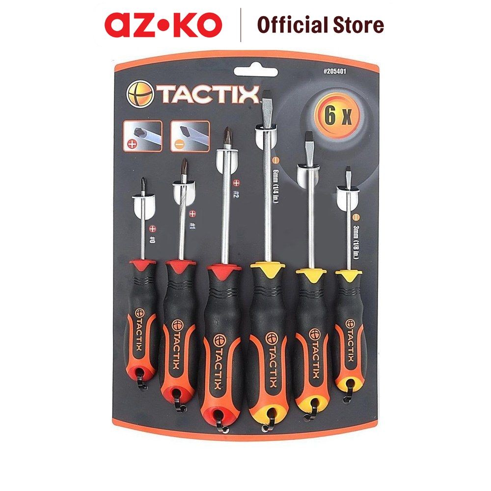 Jual AZKO Tactix Set Obeng Presisi 6 Pcs Screwdriver Alat Perkakas ...