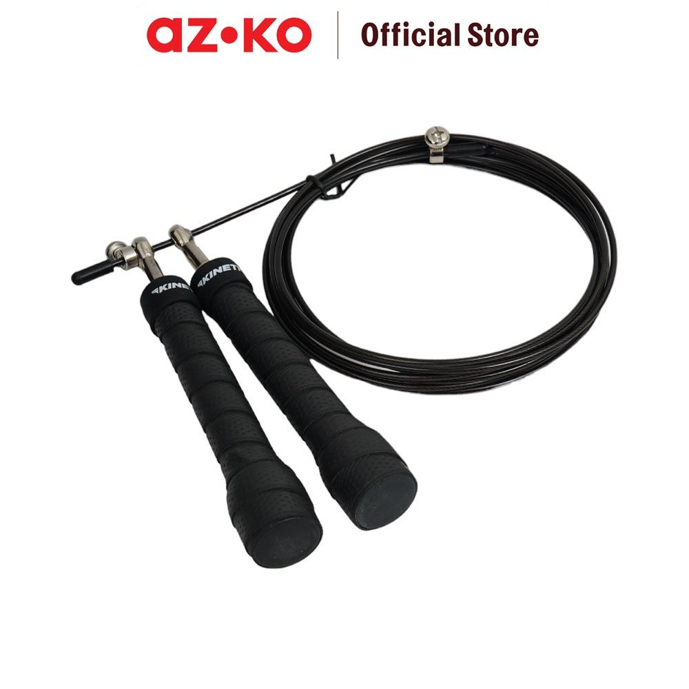 Jual AZKO Kinetic Tali Skipping Metal - Hitam Skip Rope Jumping Rope ...