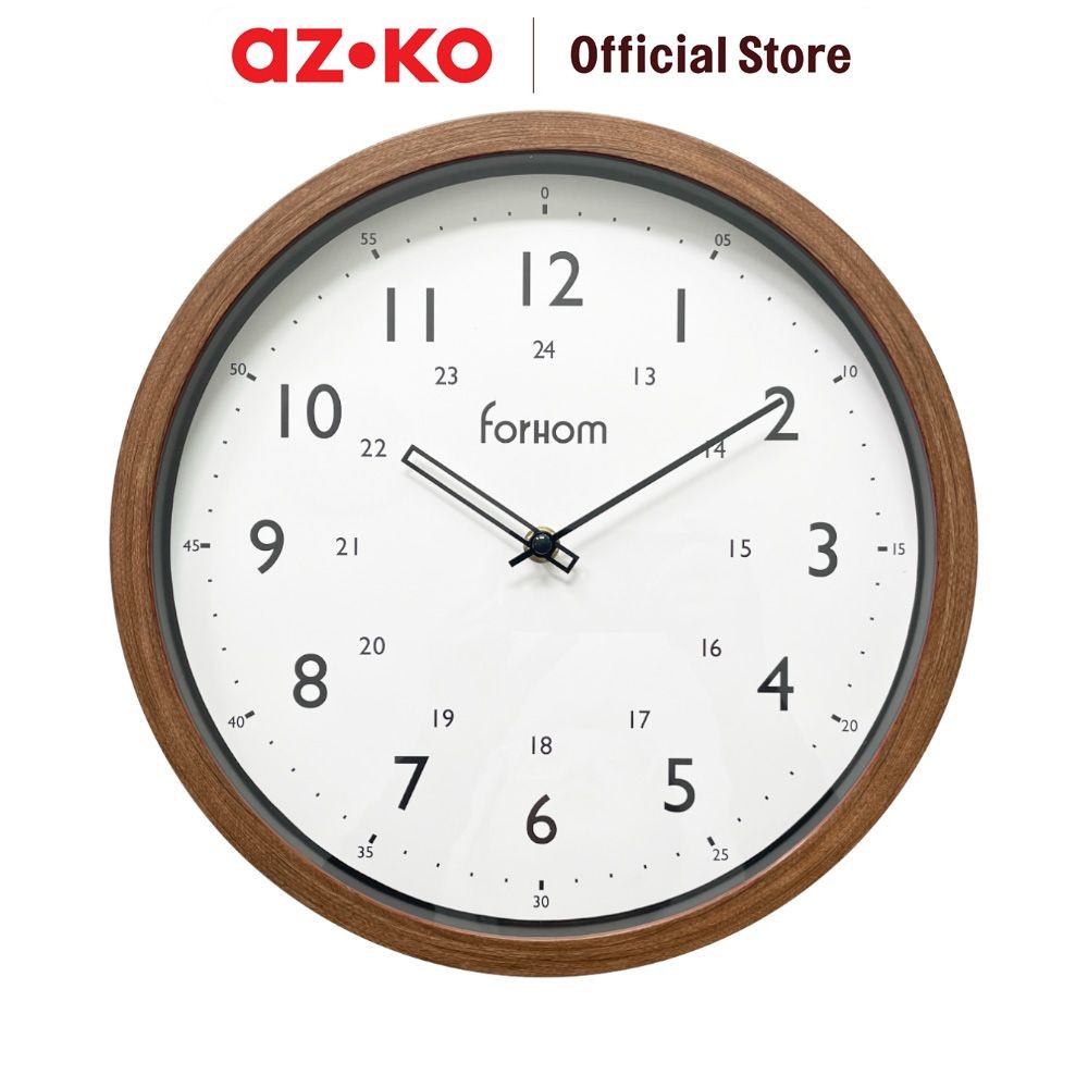 Jual AZKO Arthome 30 cm Olsson Jam Dinding 13186 - Cokelat Wall Clock ...