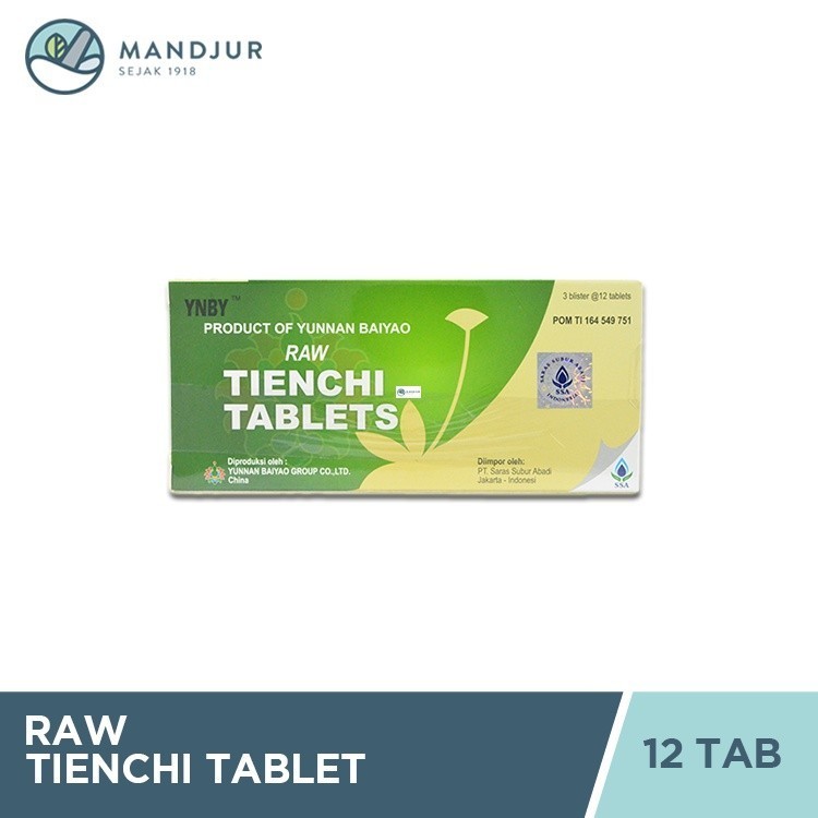 Jual Raw Tienchi Tablets (Saras Subur Abadi) | Shopee Indonesia