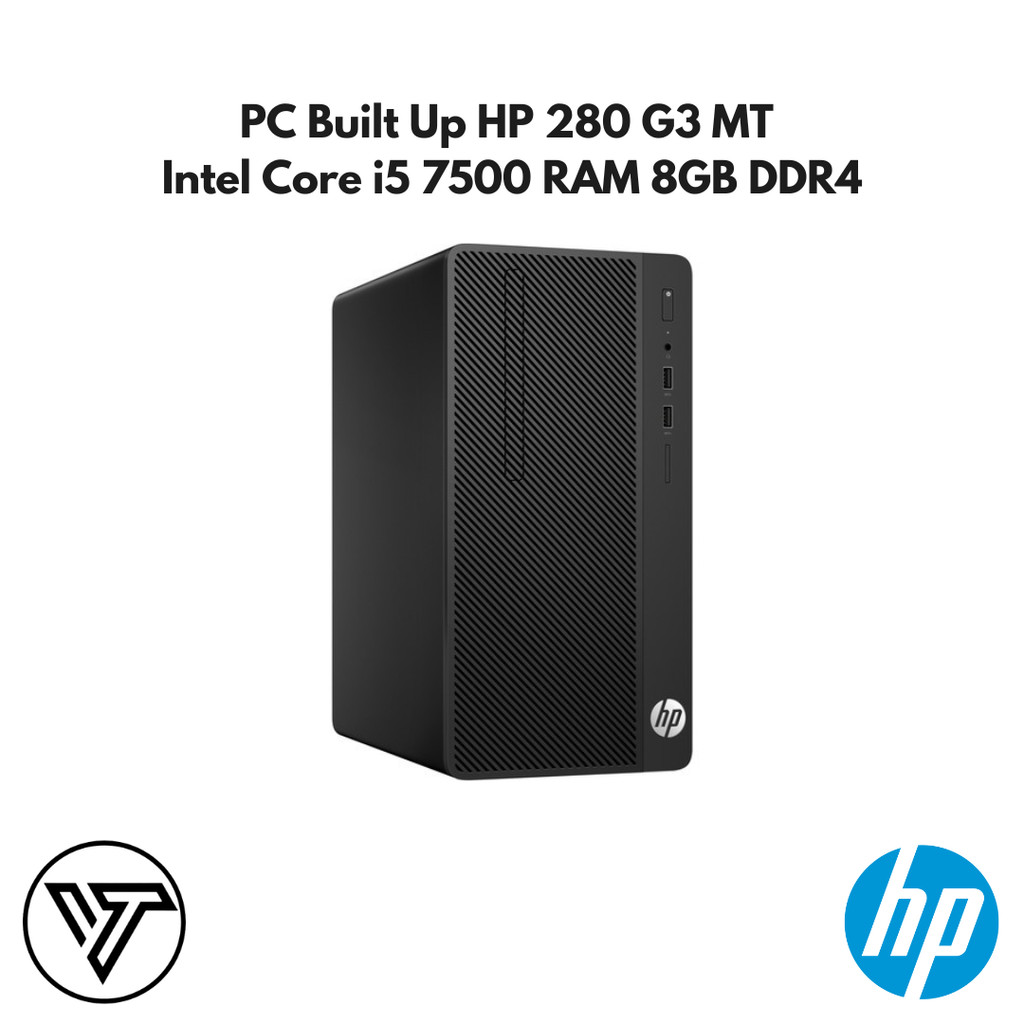 Jual PC Built Up HP 280 G3 MT Intel Core i5 7500 RAM 8GB DDR4 SSD 256GB ...