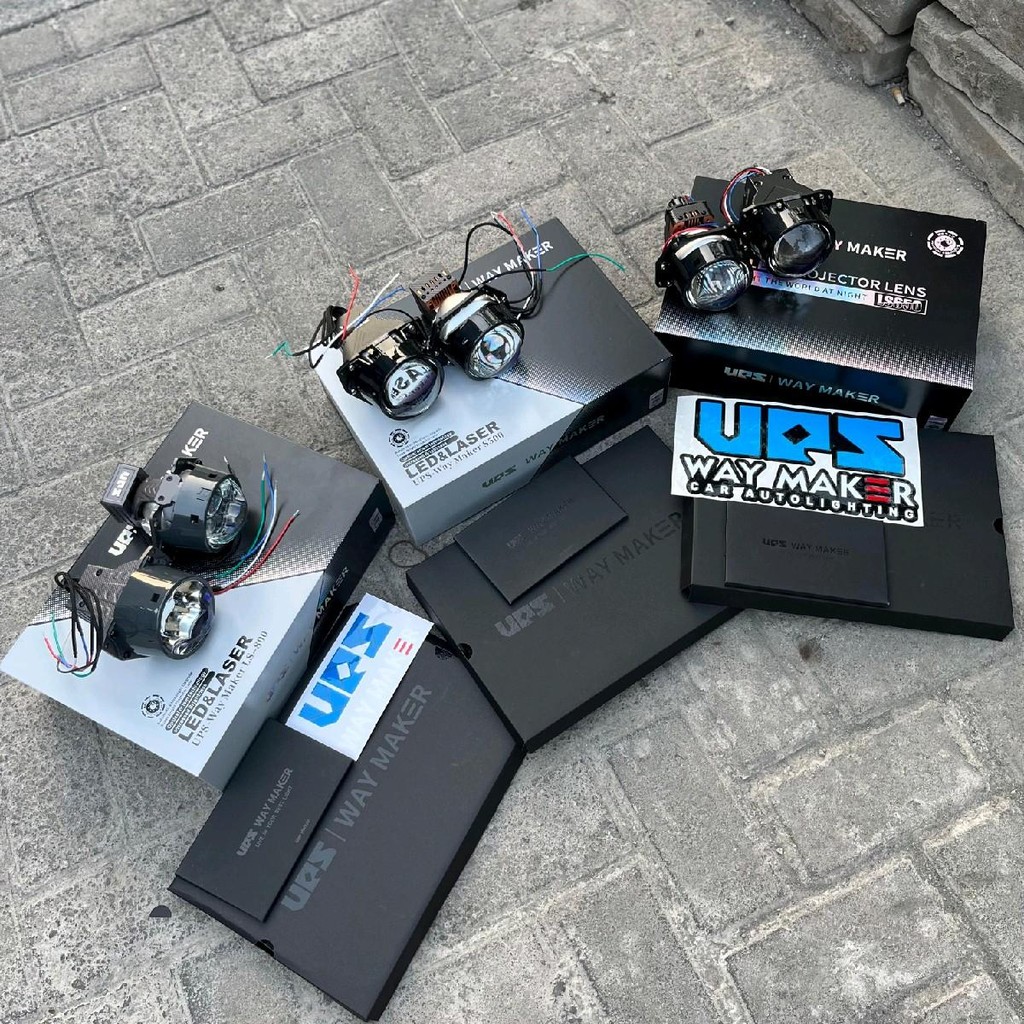 Jual projie biled UPS Way Maker led laser blue lens projector UPS Way ...