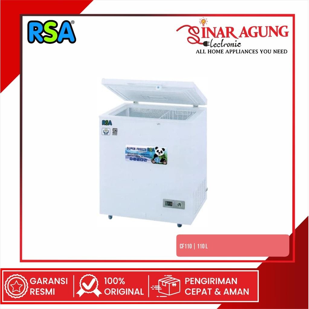 Jual RSA CF110 / CF-110 CHEST FREEZER 100 LITER - GARANSI RESMI ...