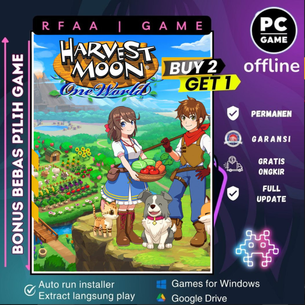 Jual HARVEST MOON ONE WORLD | GAME PC - LAPTOP - DL | Shopee Indonesia