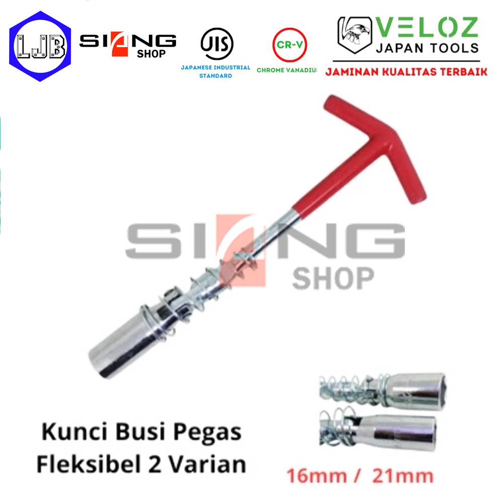 Jual Kunci Busi Fleksibel VELOZ 16mm dan 21mm | Shopee Indonesia
