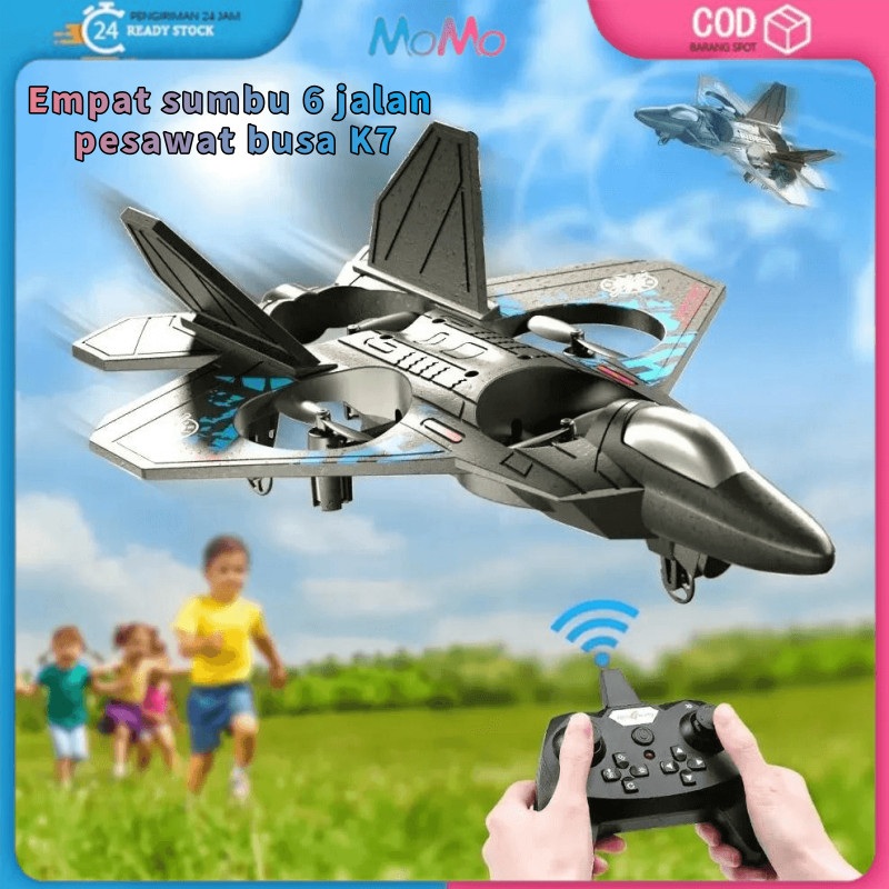 Jual Mainan Pesawat Terbang 2.4G EPP Stunt Remote Control Led Glider ...