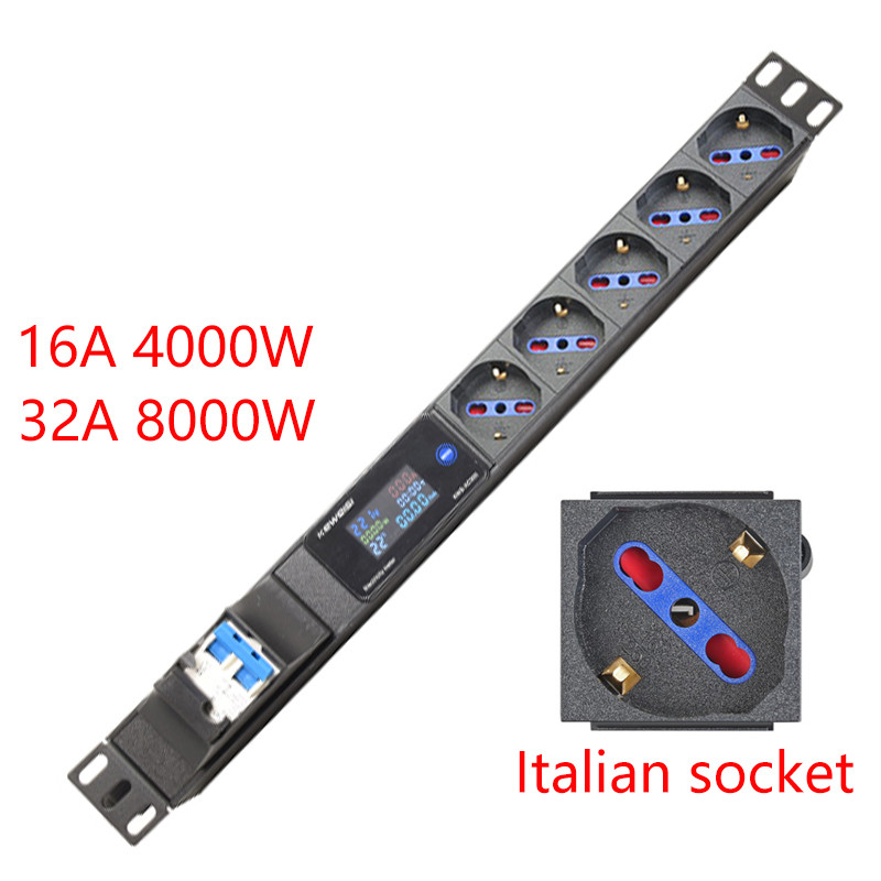 Jual Cabinet Rack PDU Power Strip Power Distribution Unit 2-7 Italian ...