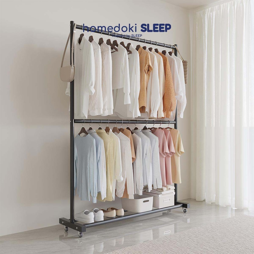Jual Homedoki Rak Gantungan Baju Aesthetic/Rak Gantungan Serbaguna/Rak ...