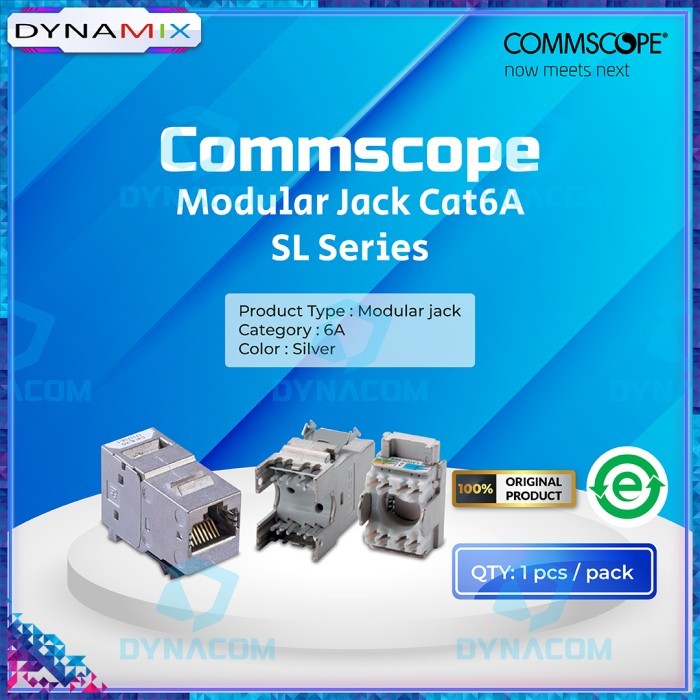 Jual Commscope Twist SLX Series Modular Jack Cat.6A Shielded | Shopee ...