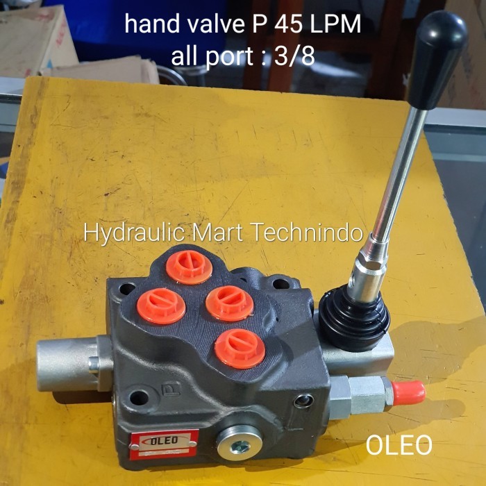 Jual Hand valve hydraulic 45 Liter 1 tuas spring/membal merk CROZZE ...