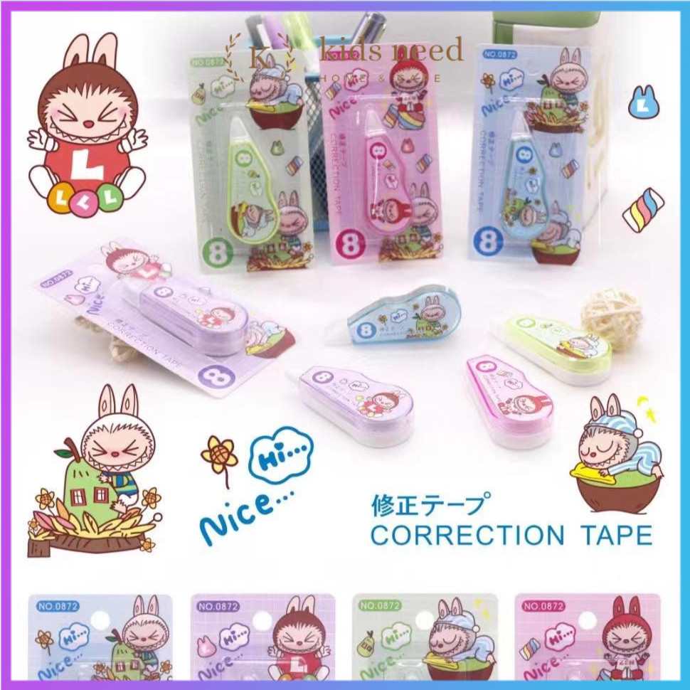 Jual correction tape karakter/Tipex Roll murah tip-ex kertas fancy tipe ...