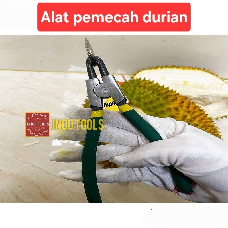 Jual alat pembuka cangkang durian, belah durian, klip durian, tang ...