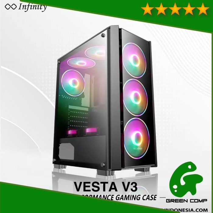 Jual Infinity Vesta V3 Case + 4 Fan RGB | Shopee Indonesia