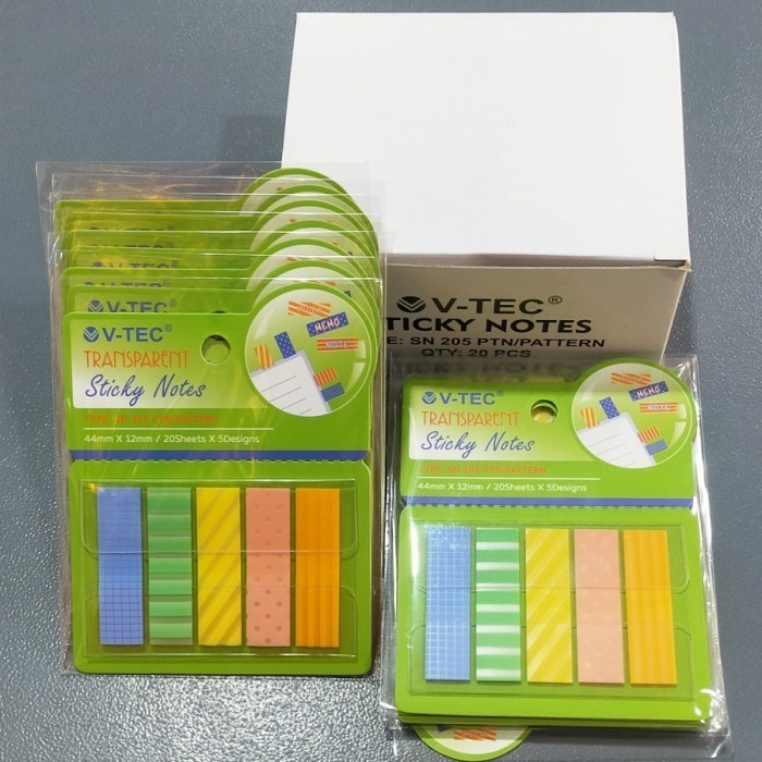 Jual V-TEC STICK NOTE SN 205 PTN PATTERN | Shopee Indonesia