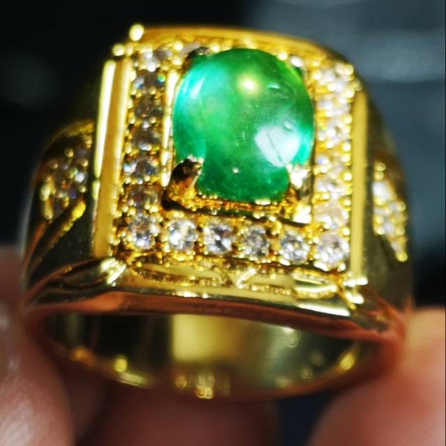 Jual Batu Permata Natural Green Zambrud Colombia / Emerald Beryl Asli ...