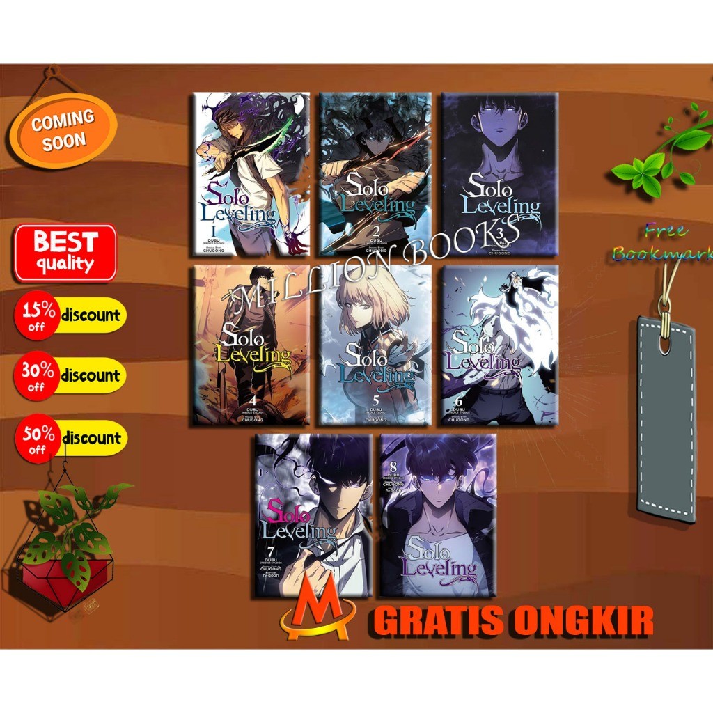 Jual Manga Solo Leveling (8 book series) by Chugong (English) | Shopee ...