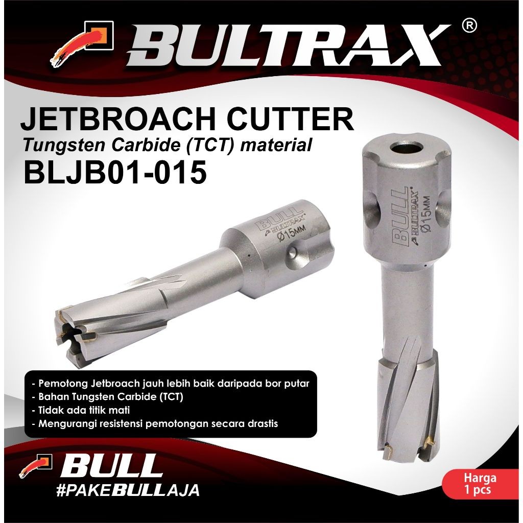 Jual BULL Mata Bor Jet Broach 14mm-40mm / Mata Bor Magnet Jetbroach ...