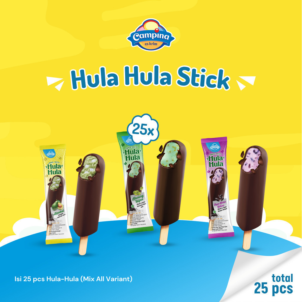 Jual Campina Hula Hula Stick - Es Krim | Shopee Indonesia