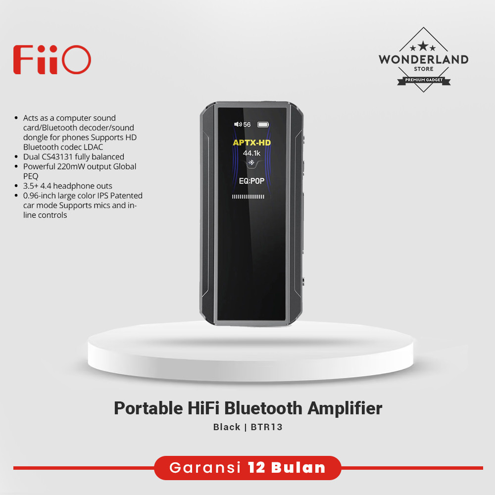 Jual FiiO BTR13 / BTR-13 / BTR 13 Portable Bluetooth DAC and Headphone Amplifier Custom EQ ...