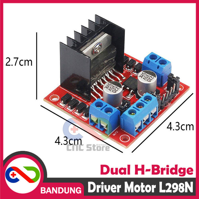 Jual L298N L298 DUAL H BRIDGE STEPPER MOTOR DRIVER MODULE-A | Shopee ...