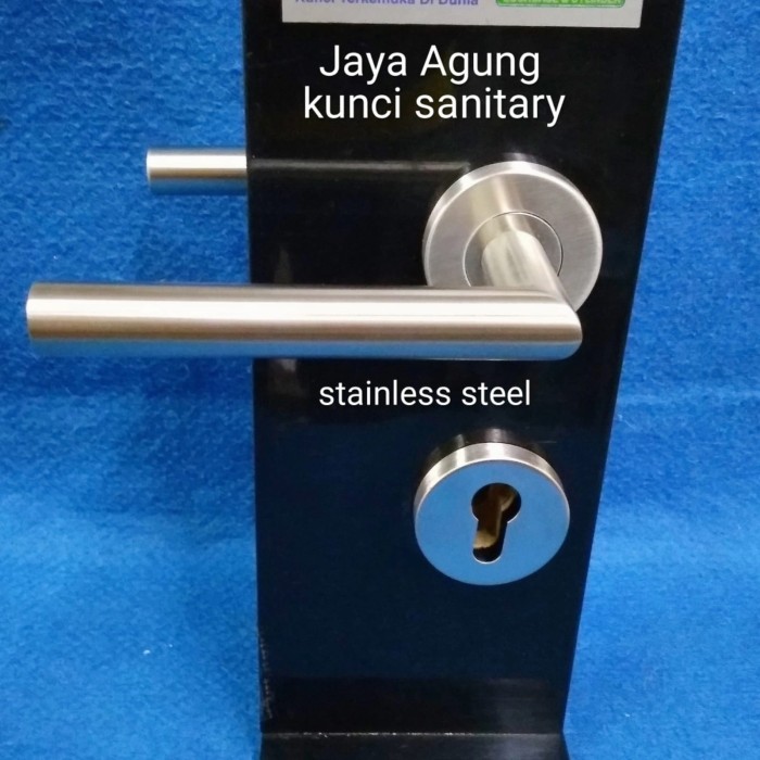 Jual ENIGMA Handle Gagang Kunci pintu Runah Pisah STAINLESS Minimalis | Shopee Indonesia