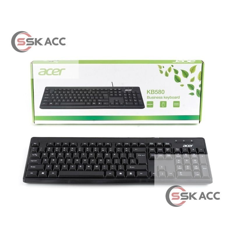 Jual Keyboard ACER KB-580 / Keyboard Wired Acer / Keyboard USB Branded DISTRIBUTORACC-KOMPUTER ...
