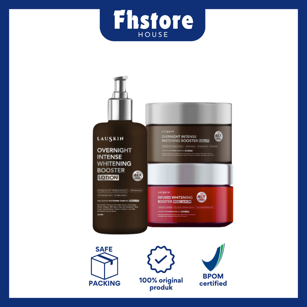 Jual [ FHSTORE ] Lauskin Body Lotion OVERNIGHT INTENSE WHITENING ...