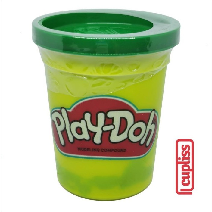 Jual Play Doh Original Dough Can 4 OZ Green 112 Gr PlayDoh Original ...