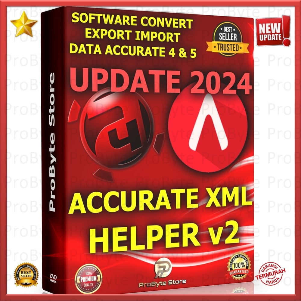 Jual Accurate XML Helper v2 2024 Software Export Import Database Accurate 4 dan 5 Terbaru Murah ...