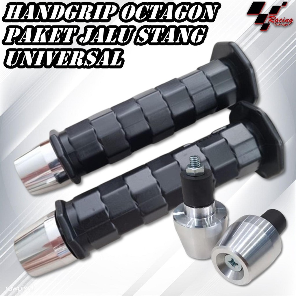 Jual HANDGRIP HANDFAT GRIP OCTAGON JALU STANG BEAT VARIO MIO FILANO ...