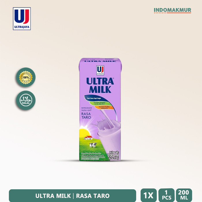 Jual IDM - Ultra Milk -Susu UHT Rasa Taro | Shopee Indonesia