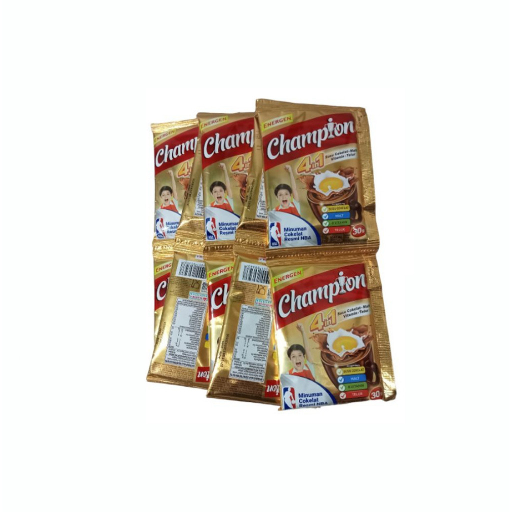 Jual Susu Champion 1 renceng isi 10 sachet (susu, malt, vitamin dan ...